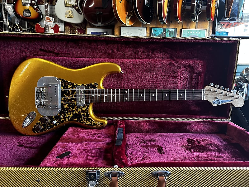 Waterslide Coodercaster S Style 2019 - Aztec Gold Relic | Reverb