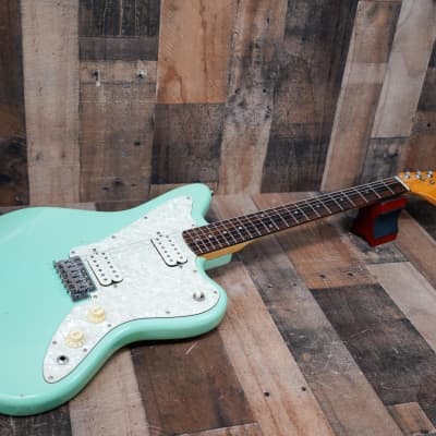 Squier by Fender Standard Jagmaster Seafoam Green Rare Color | Reverb