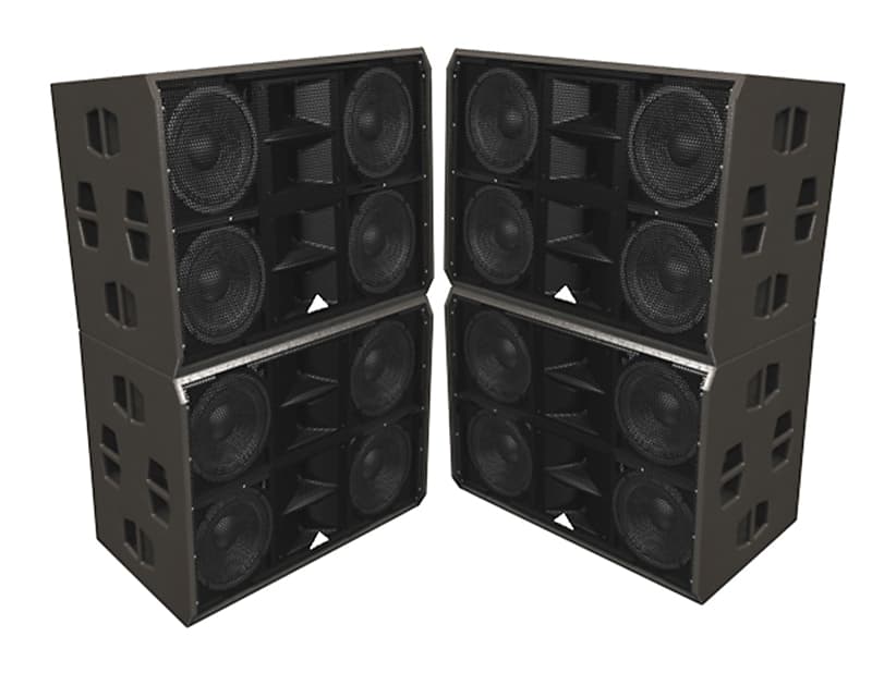 Grund Ground Stack Line Array - (4) 4x10" & 4x1" Horns | Reverb