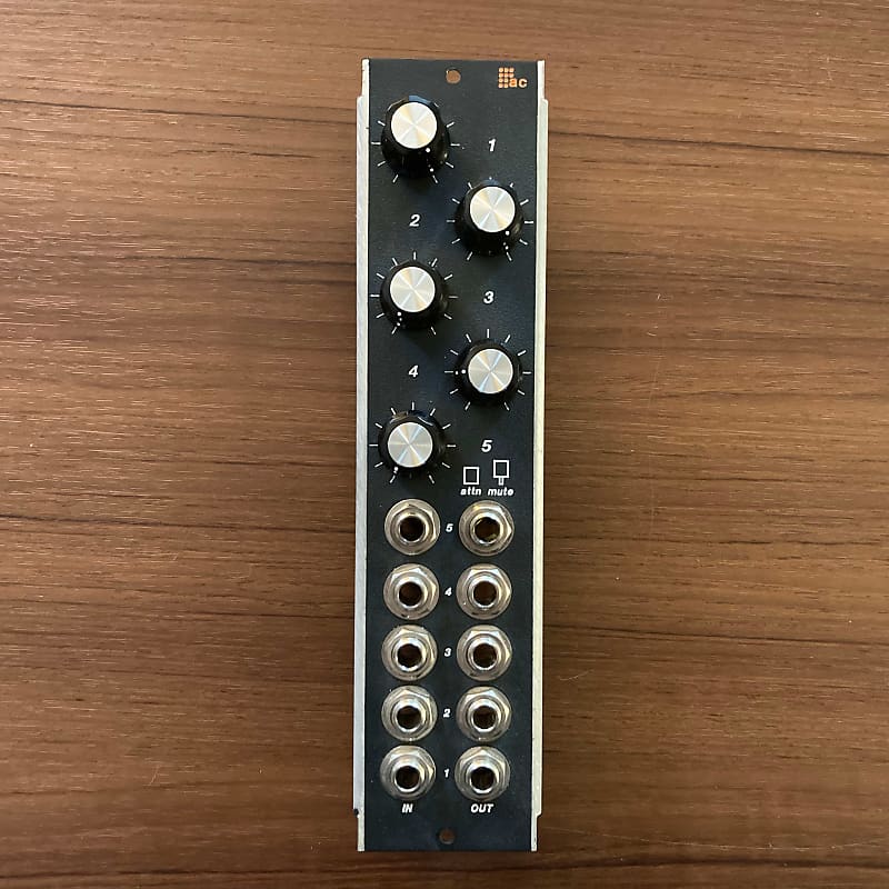 Analog Craftsman 5x Attenuator Module - 5U, MU, Dotcom | Reverb