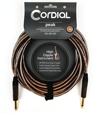 Cordial Cables Premium High-Copper Instrument Metal Cable | Reverb