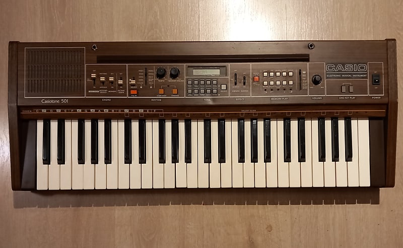 Casio Casiotone 501 rare vintage keyboard from 1980s | Reverb