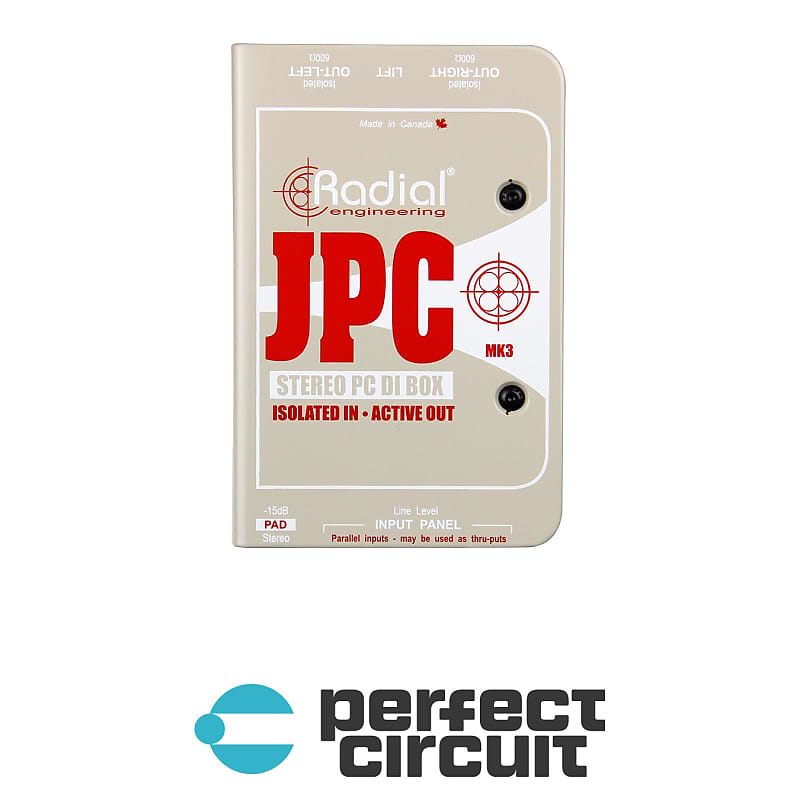Radial Engineering JPC Stereo Computer Direct Box | Reverb