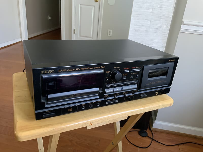 Teac AD-500 CD / Cassette deck recorder Player Combo Deck - | Reverb