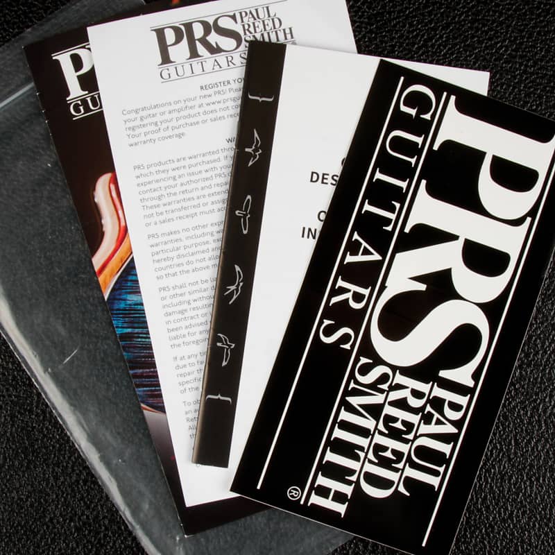 PAUL REED SMITH PRS CASE CANDY PACK STICKER BROCHURE WARRANTY | Reverb