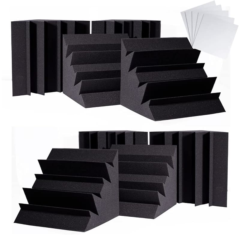 Bass Traps W/Adhesive 8 Pack - Recording Studio Acoustical | Reverb