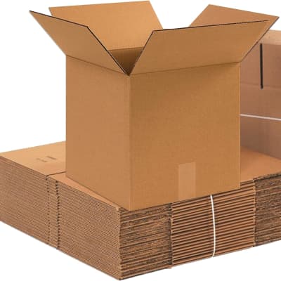10 Pack Shipping Boxes 14"L x 14"W x 14"H Corrugated | Reverb
