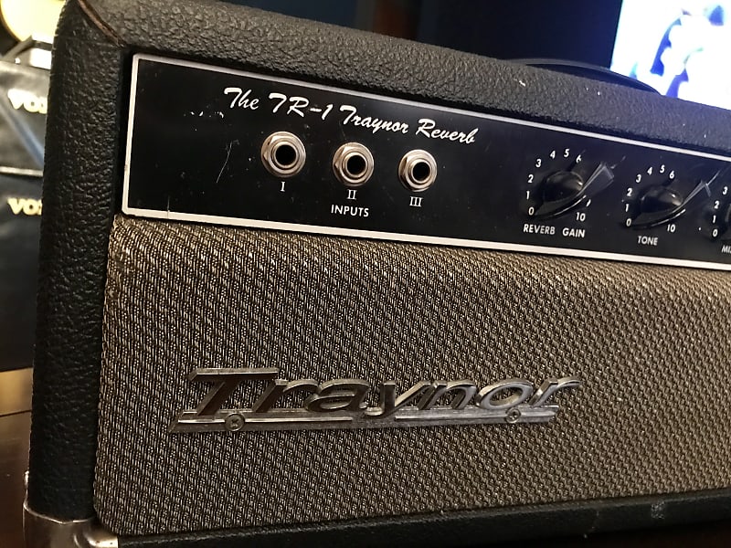 1968 Traynor TR-1 Tube Reverb Unit - Black Tolex | Reverb