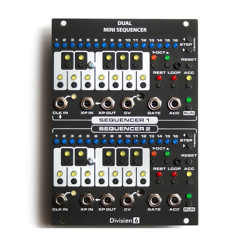 Division 6 Dual Mini Sequencer Eurorack Module | Reverb