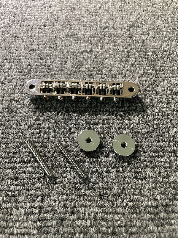 Allparts Roller Bridge - Chrome | Reverb