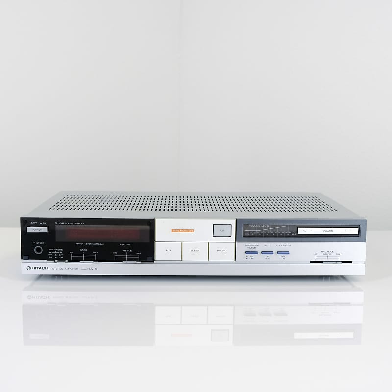 Hitachi HA-2 Stereo Amplifier - Silver | Reverb