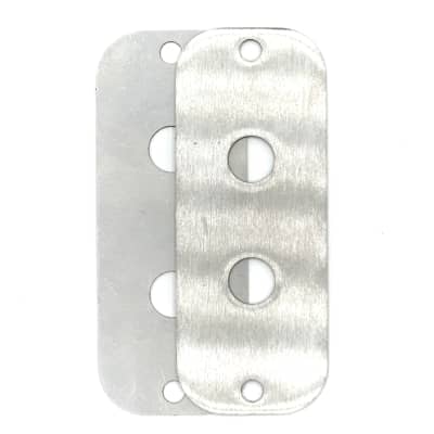 Farm Dual Output Jack Plate - Rectangular SST - Stratocaster | Reverb