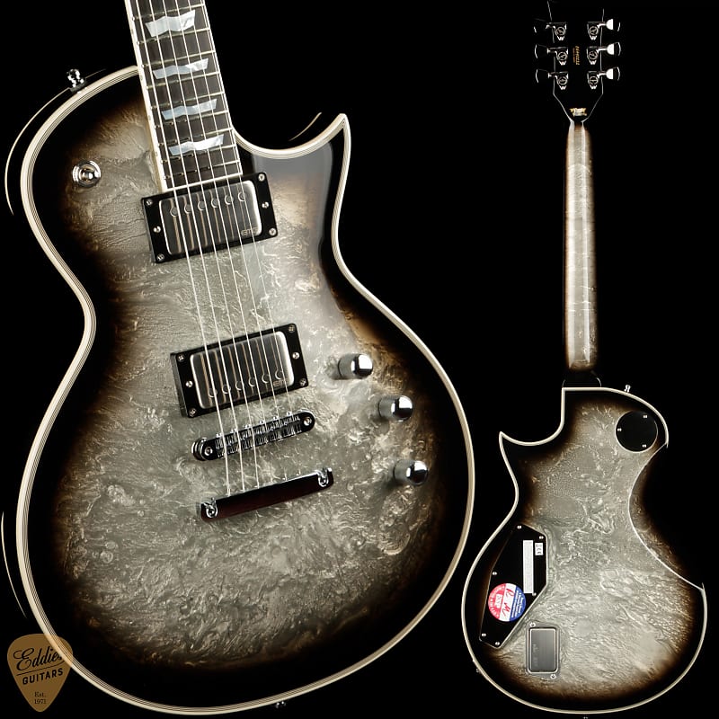 ESP Eclipse Custom - Silver Liquid Metal Burst | Reverb