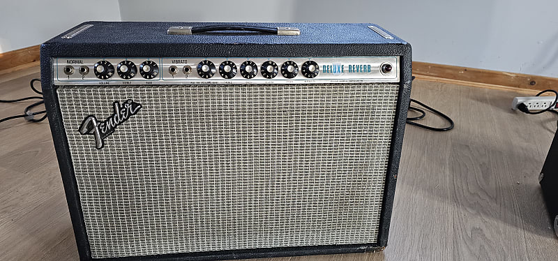 Fender Deluxe reverb Silverface | Reverb
