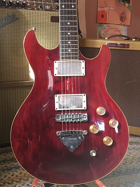 Ibanez CN100 1977 See Through Burgundy with SUPER | Reverb Australia