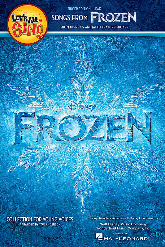 Let's All Sing Songs from Frozen - Singer Edition (10 Pack) | Reverb