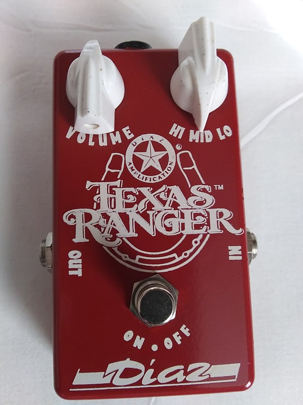 Diaz Texas Ranger Boost Pedal -1999 - Signed twice by Cesar | Reverb