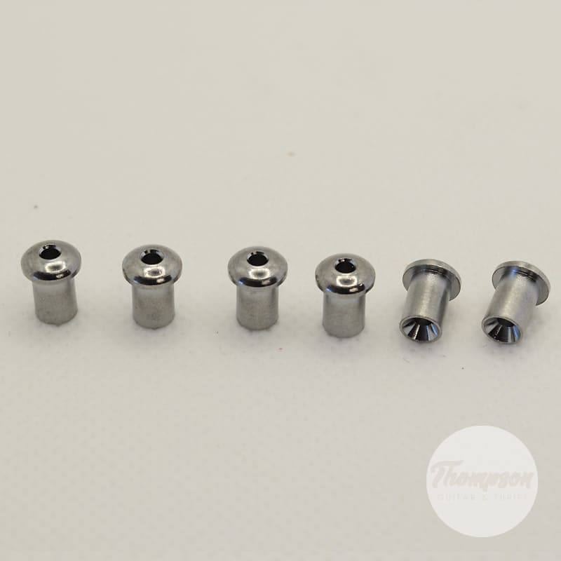 Top Mount String Ferrules Chrome | Reverb