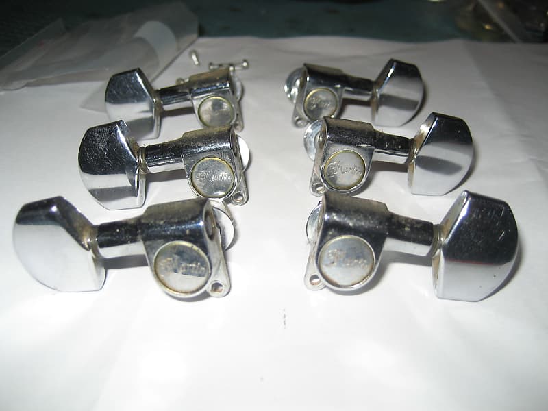 Vintage 1981 Martin 3x3 Tuners~Nickel~Complete~ | Reverb