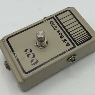 DOD A-B Box 270 1980's - Gray Powder Coated | Reverb