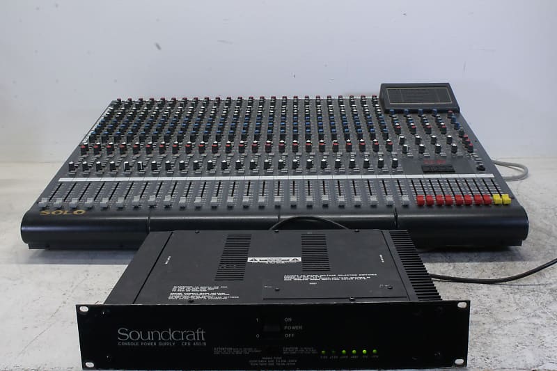 Soundtracs Solo 24-8-2 Console with Soundcraft PSU | Reverb