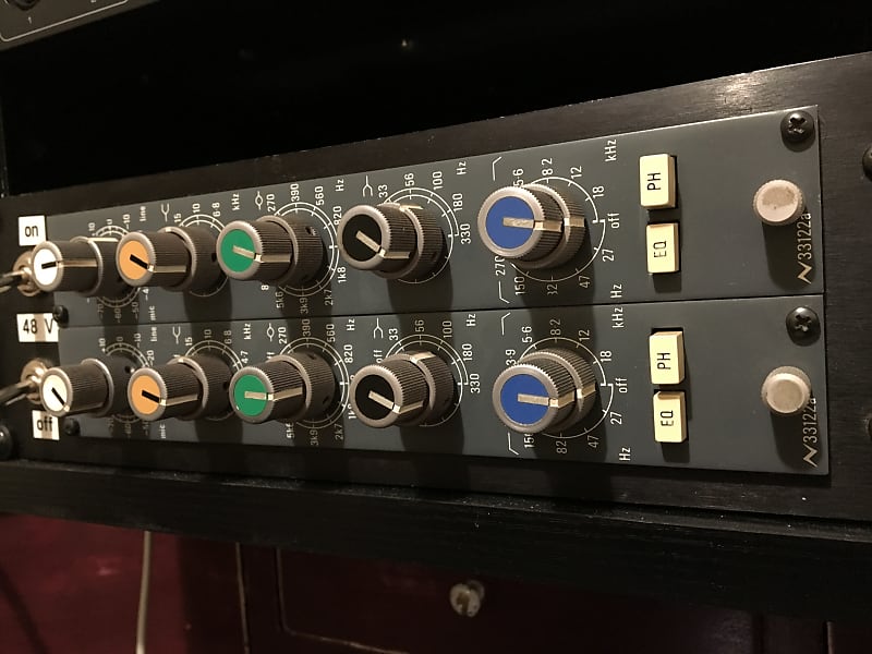 Vintage Neve 33122A Microphone Preamp Pair | Reverb