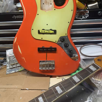 P Bass BODY CUSTOM ORDER ASH or ALDER includes Aged Patina | Reverb