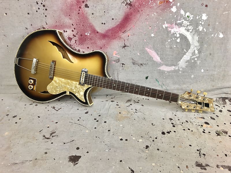 Vintage Hopf-Fasan Archtop Commodore-Commander Guitar Circa | Reverb