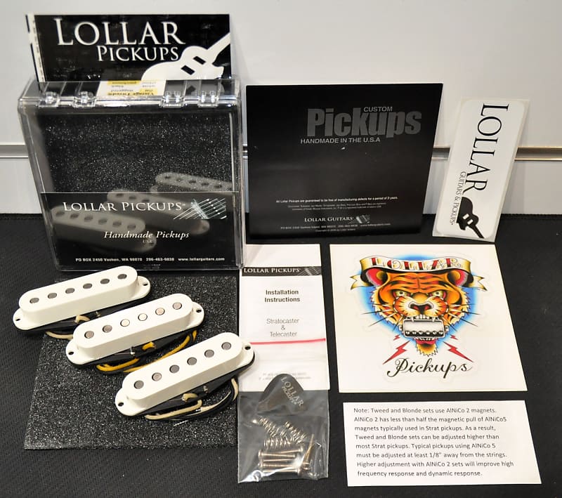 LOLLAR Vintage Tweed® Flat Set (Neck, Middle & Bridge) | Reverb