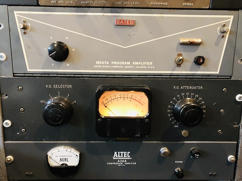 Collins 62E-I Broadcasting Vintage VU Power Meter Daven | Reverb
