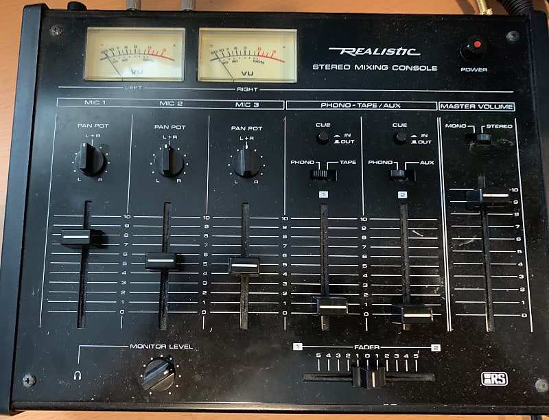 Realistic Stereo Mixing Console 32-1200B 1975 Black | Reverb