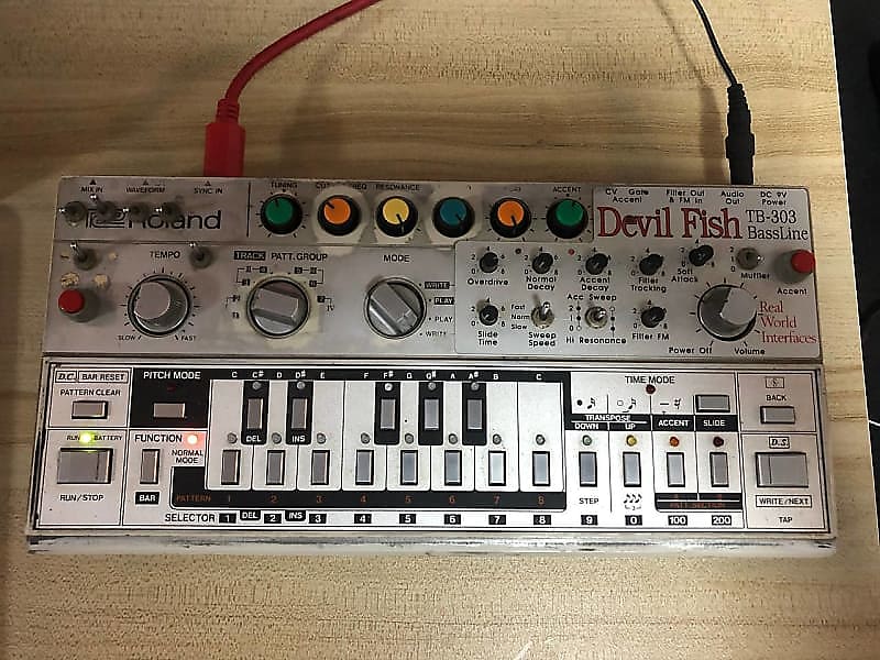 Roland TB-303 Devil Fish Rare(Mod number 91 by Robin Whittle) | Reverb